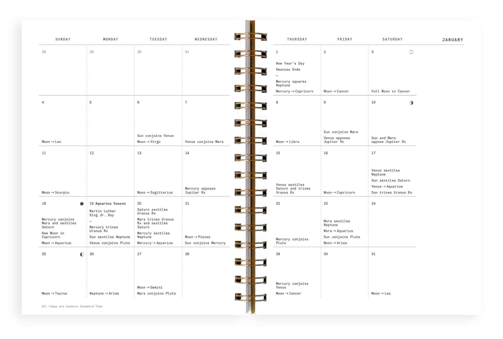2026 Astrology Planner | Flex-Date Edition – 417 Press