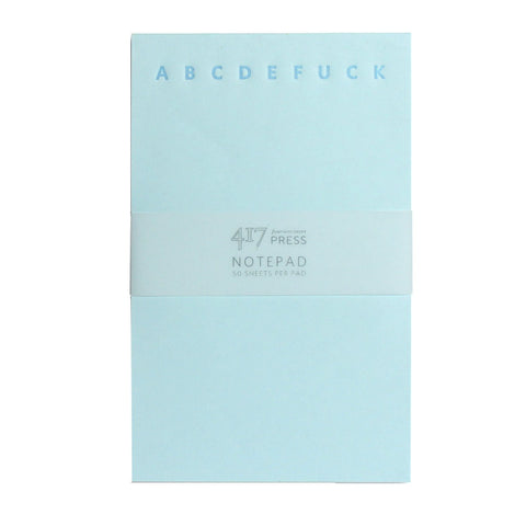 ABCD Notepad – 417 Press