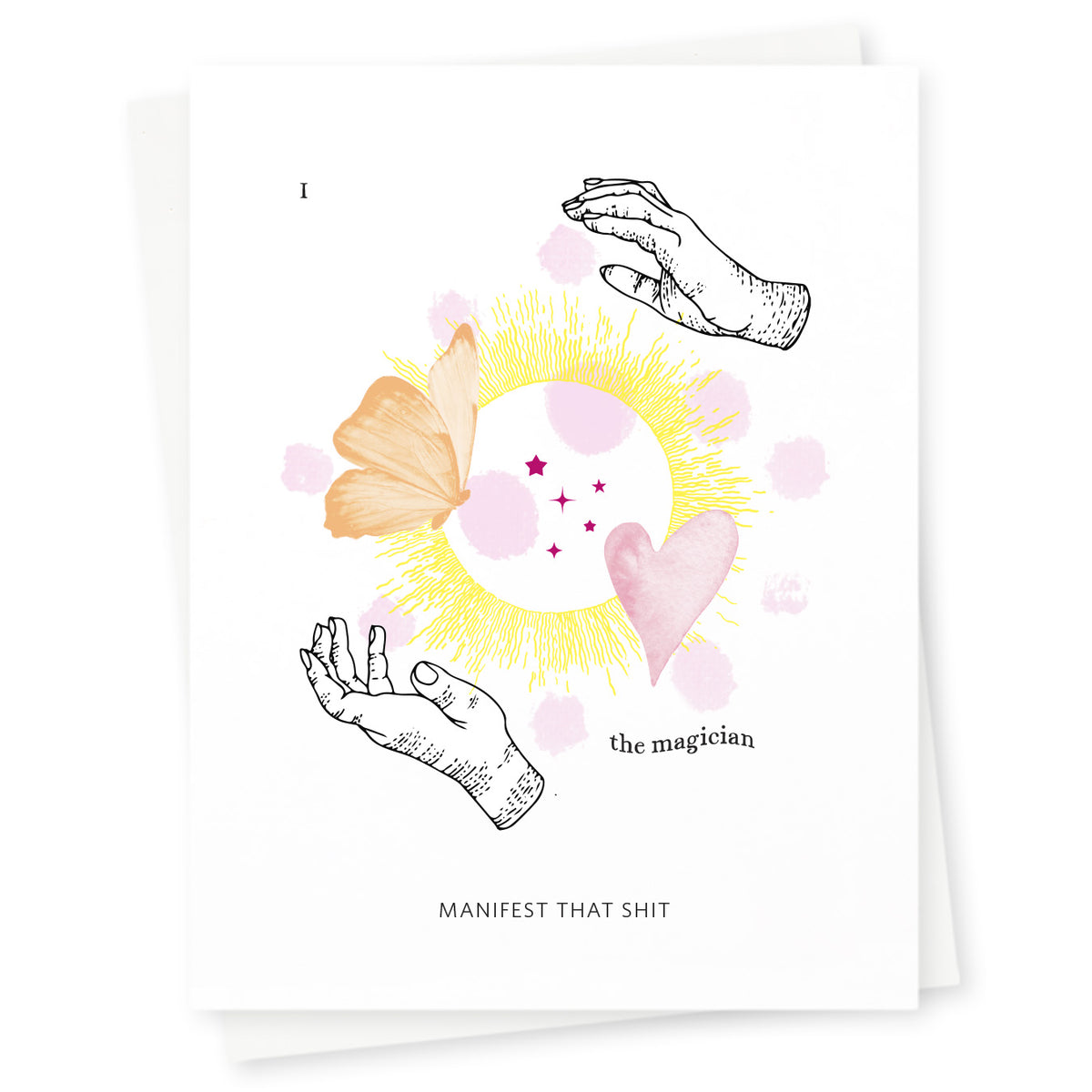 tarot greeting card, magician card – 417 Press